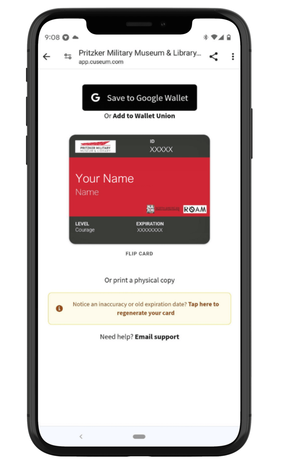 FAQs for Digital Membership Cards | Pritzker Military Museum & Library ...