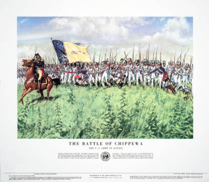 Military Poster / Print: The Battle of Chippewa... | Pritzker Military Museum & Library ...