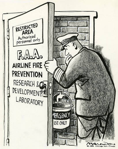 Military Poster / Print: [F.A.A. Airline Fire... | Pritzker Military ...