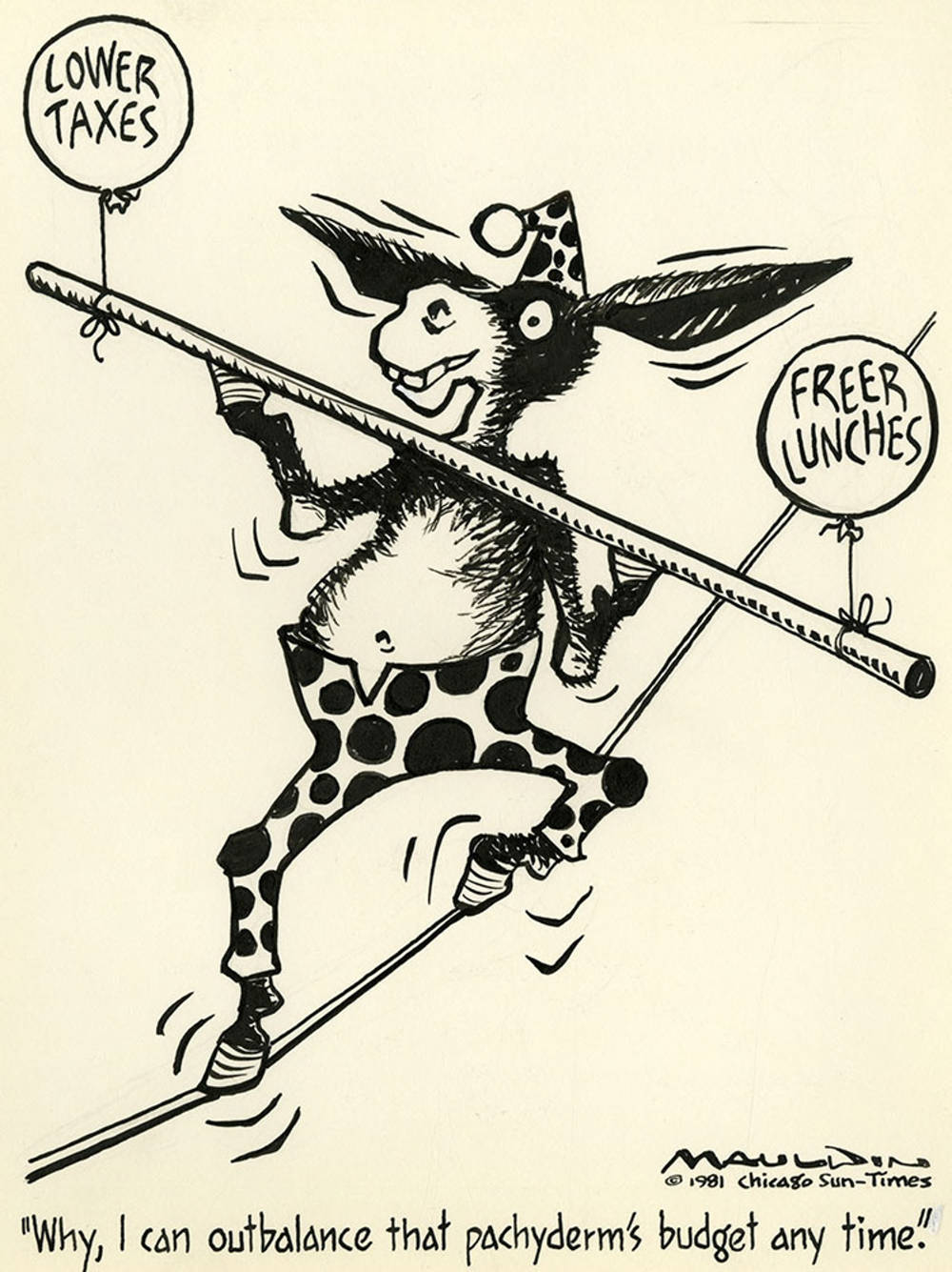 Military Poster / Print: Why, I can outbalance... | Pritzker Military ...