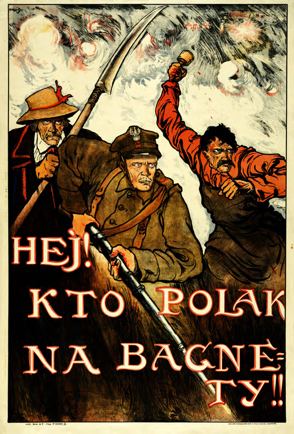 Military Poster / Print: Hej! Kto Polak na... | Pritzker Military ...