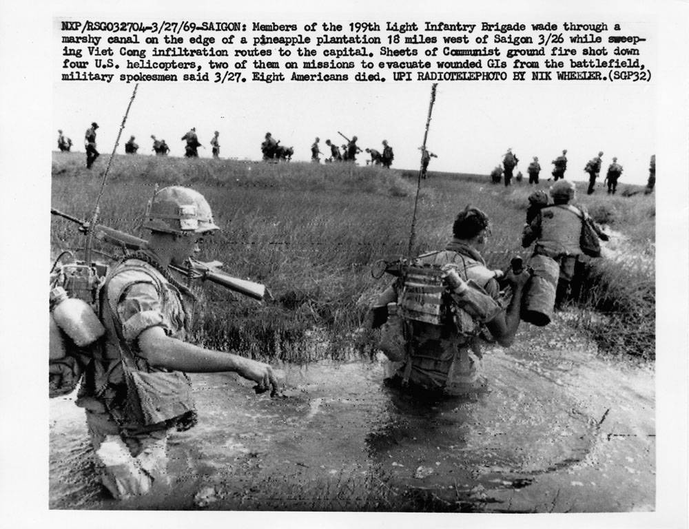 Military Photo / Negative: [Soldiers search for... | Pritzker Military ...