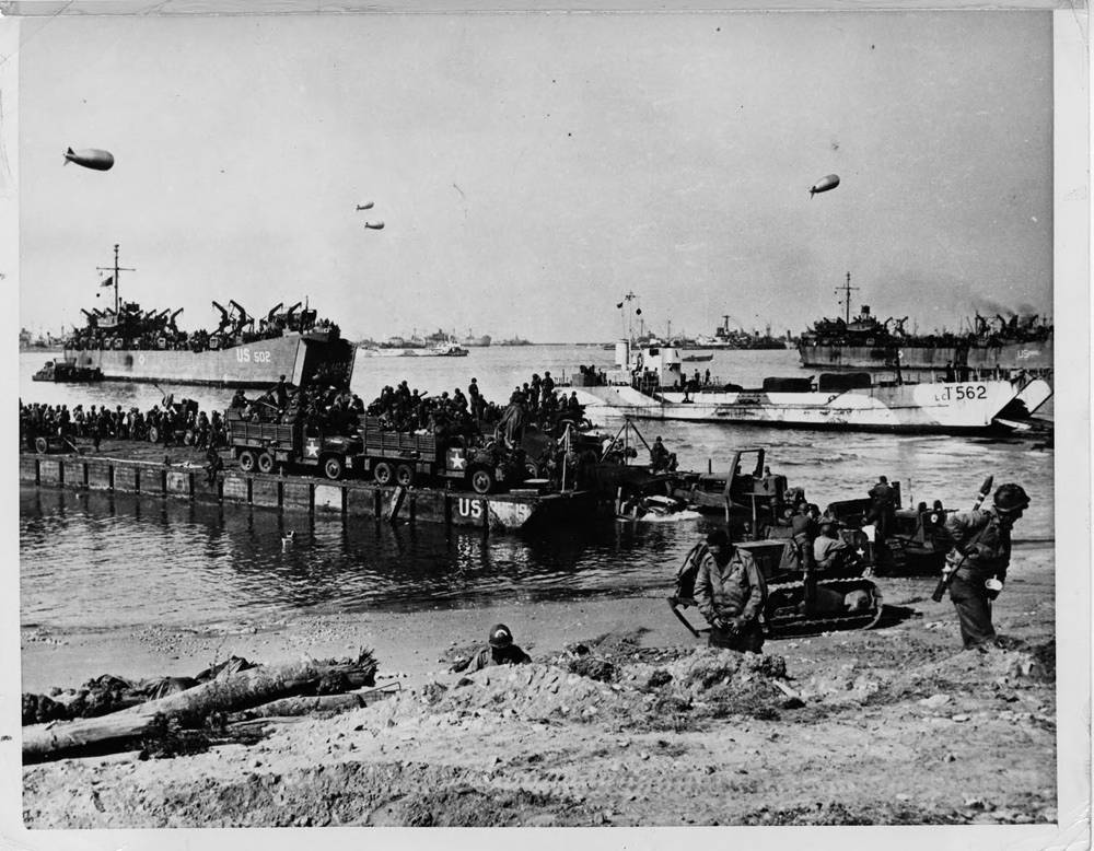 Military Photo / Negative: Rhino Ferries. | Pritzker Military Museum ...