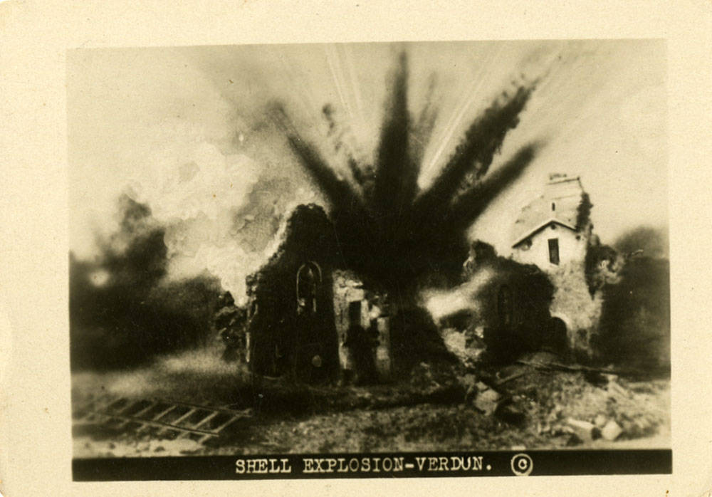 Military Photo / Negative: Shell explosion:... | Pritzker Military ...