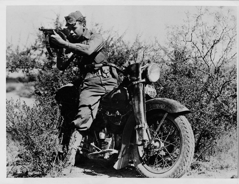 Military Photo / Negative: Modern cavalry in... | Pritzker Military ...