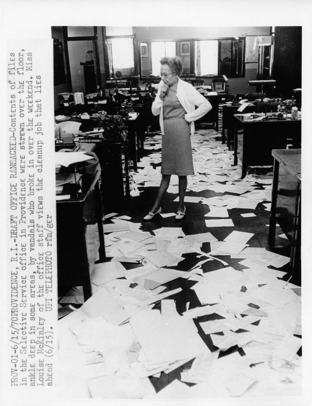 Military Photo / Negative: Draft office... | Pritzker Military Museum ...
