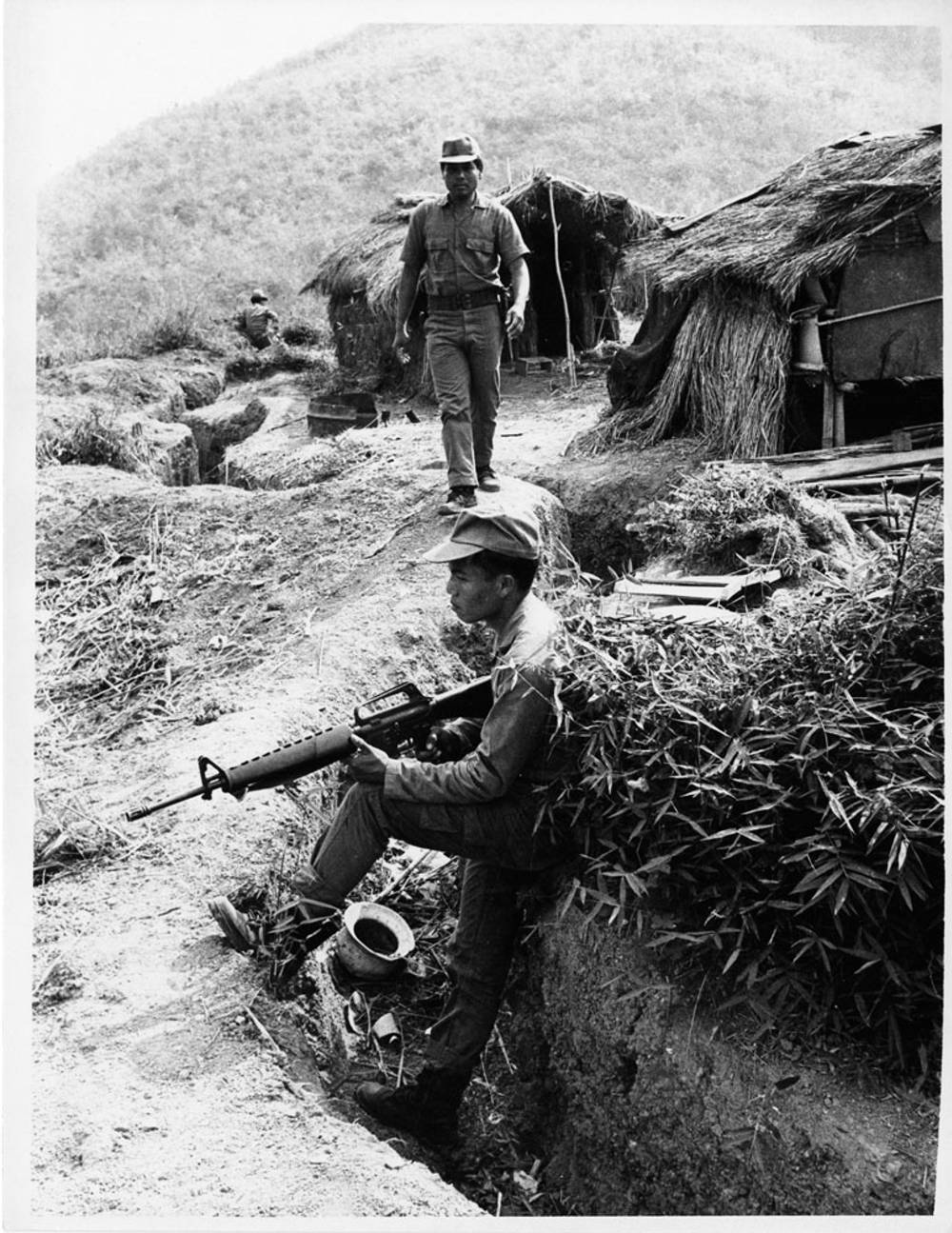 Military Photo / Negative: [Laotian soldier... | Pritzker Military ...