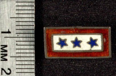 Military Realia / Artifact: 3 star laminated son... | Pritzker Military ...