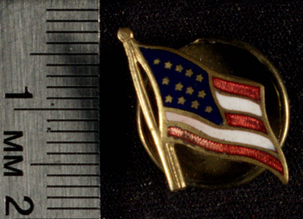 Military Realia / Artifact: American flag pin. | Pritzker Military ...