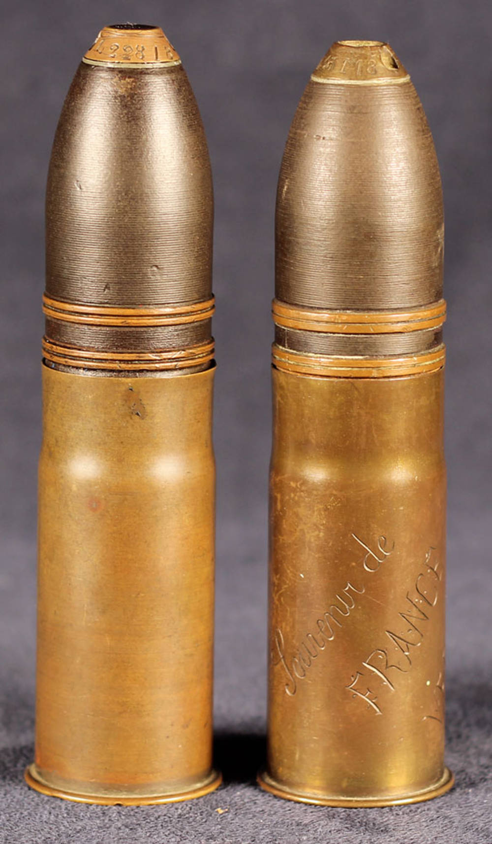 2 Shell casings 37 85 First World War Memorabilia Collectibles etna.com.pe