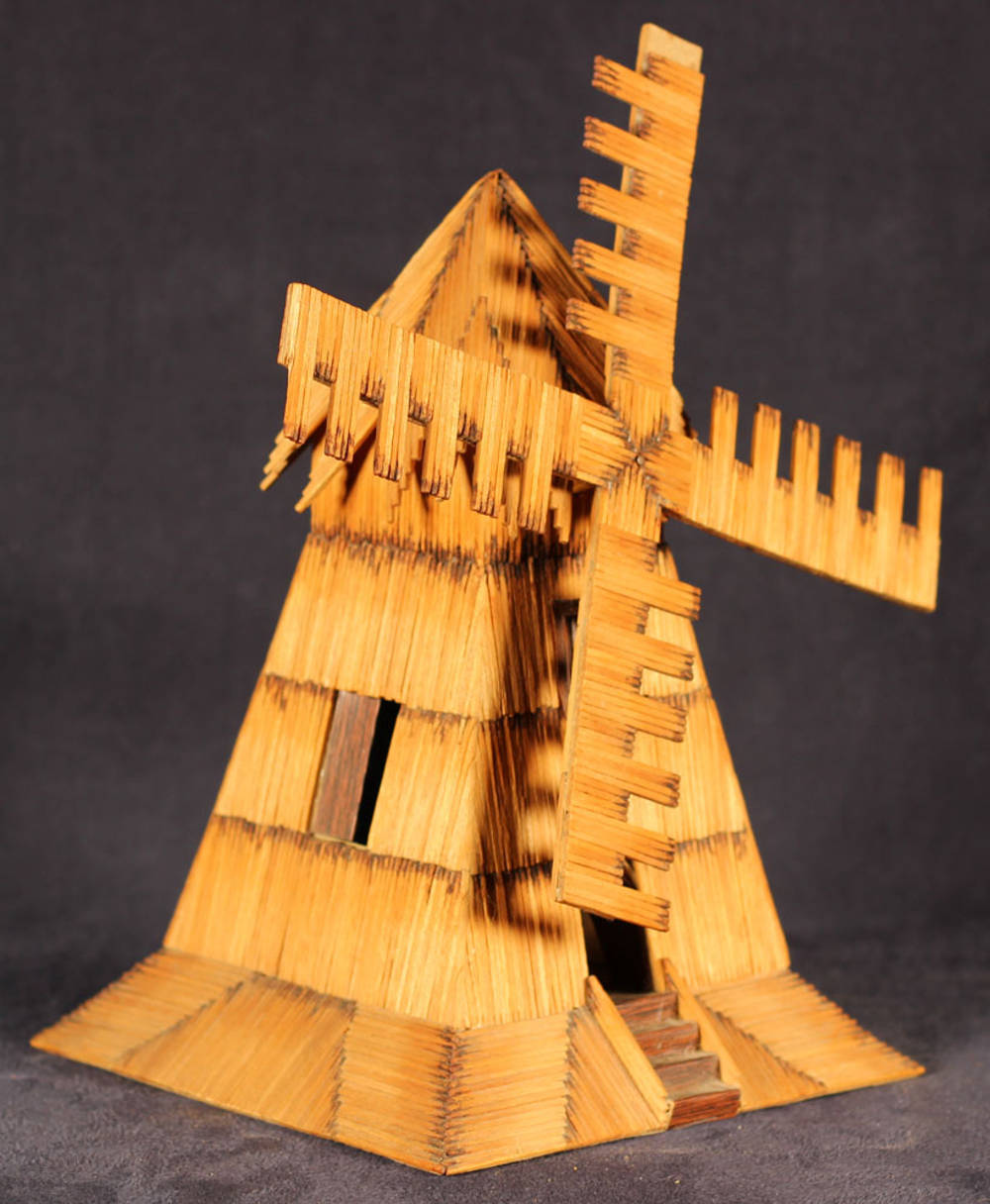 Military Realia / Artifact: Matchstick windmill | Pritzker Military ...