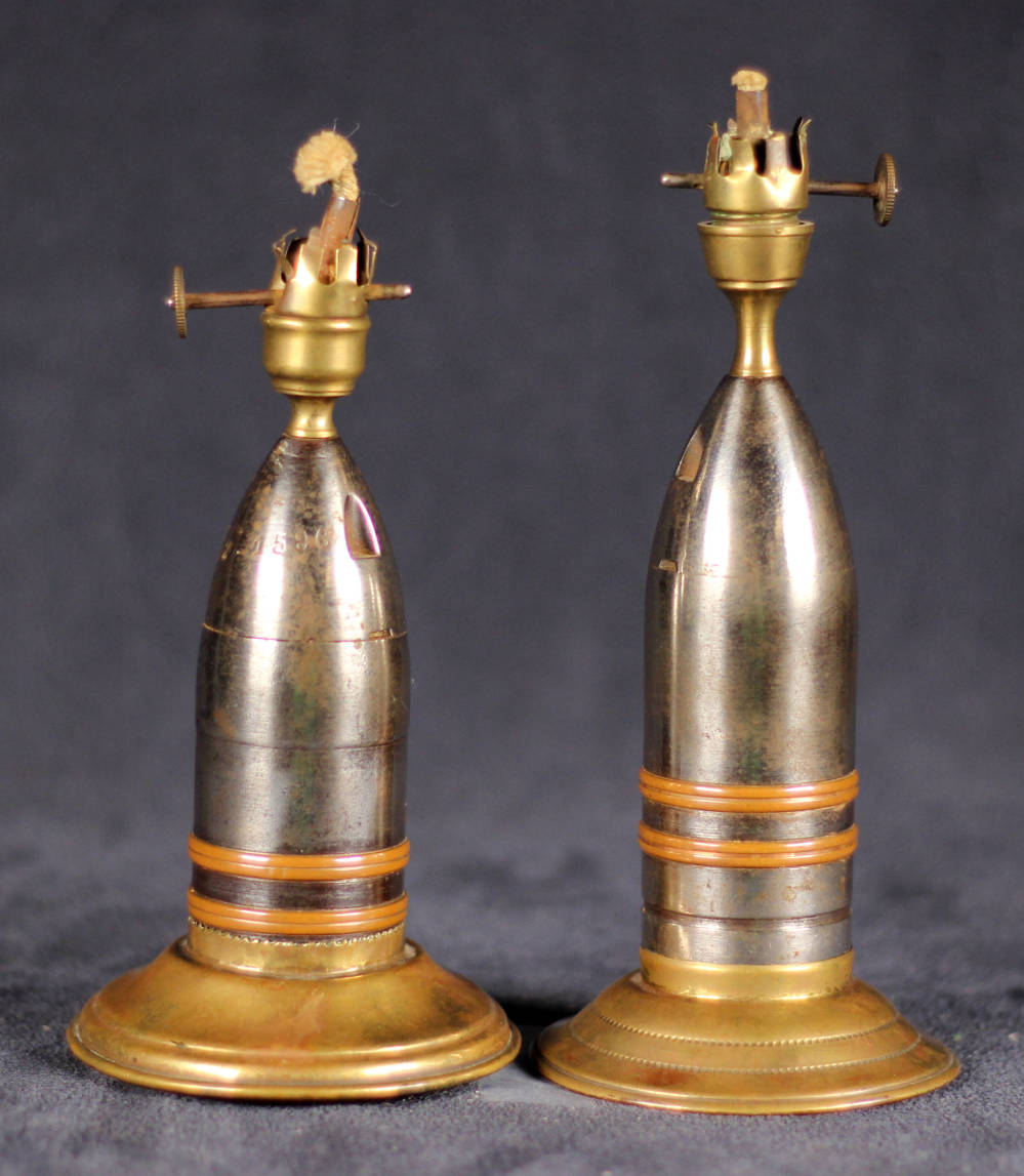 Military Realia / Artifact: Pair of table lamps... | Pritzker Military ...