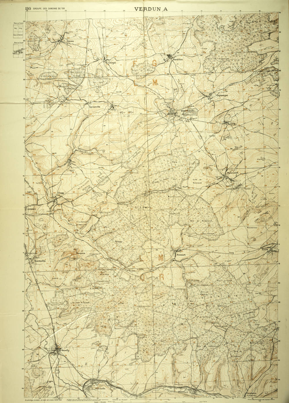 Military Map: Verdun - A 1:20000. | Pritzker Military Museum & Library ...