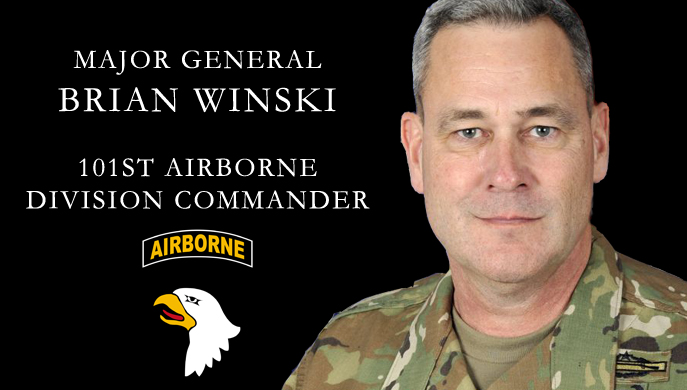 Major General Brian E. Winski: Commanding General, 101st Airborne ...
